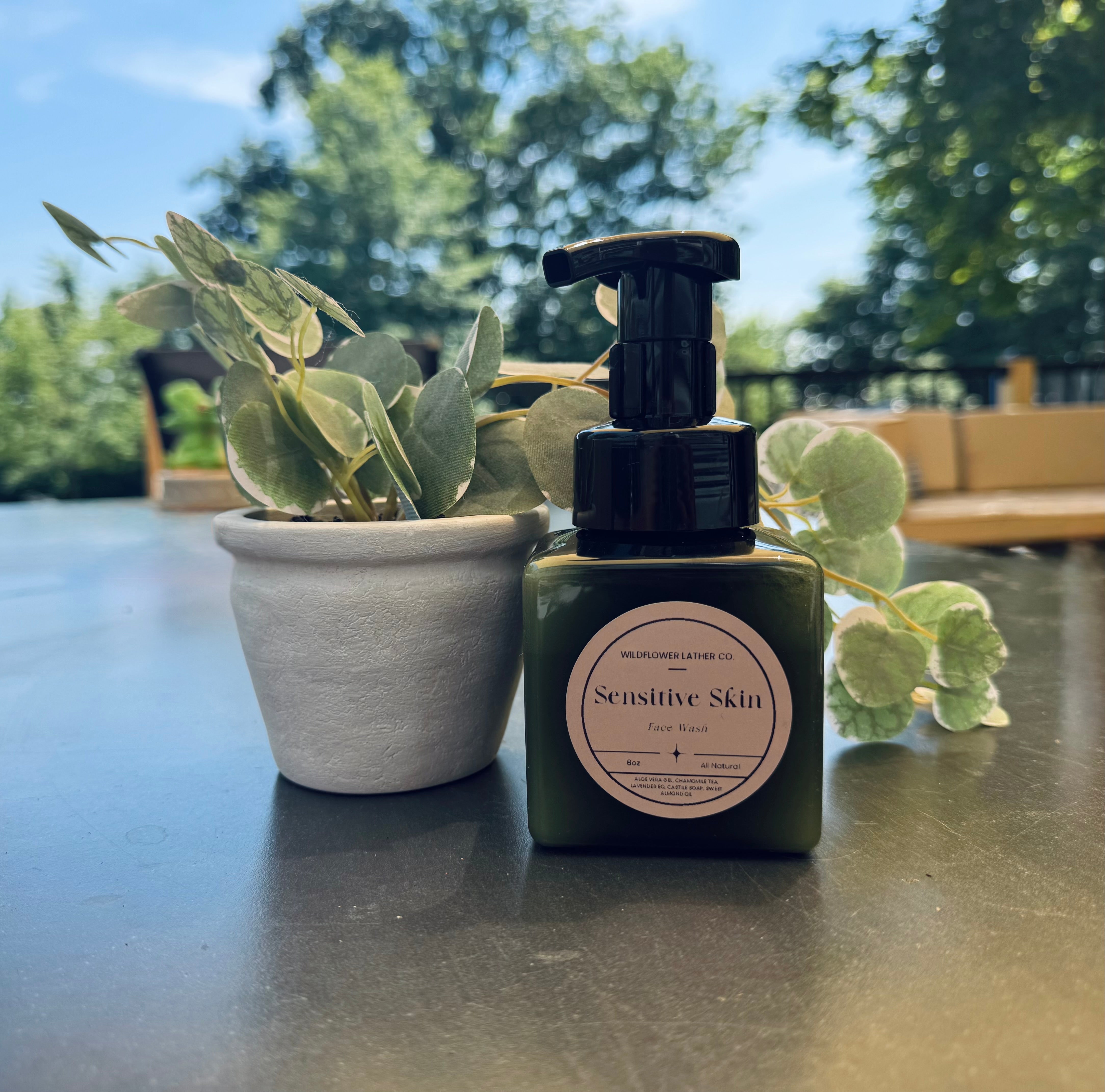 Face Wash: Sensitive Skin – Wildflower Lather Co.